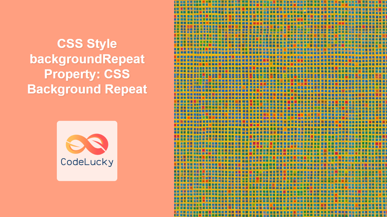 CSS Style backgroundRepeat Property: CSS Background Repeat - CodeLucky