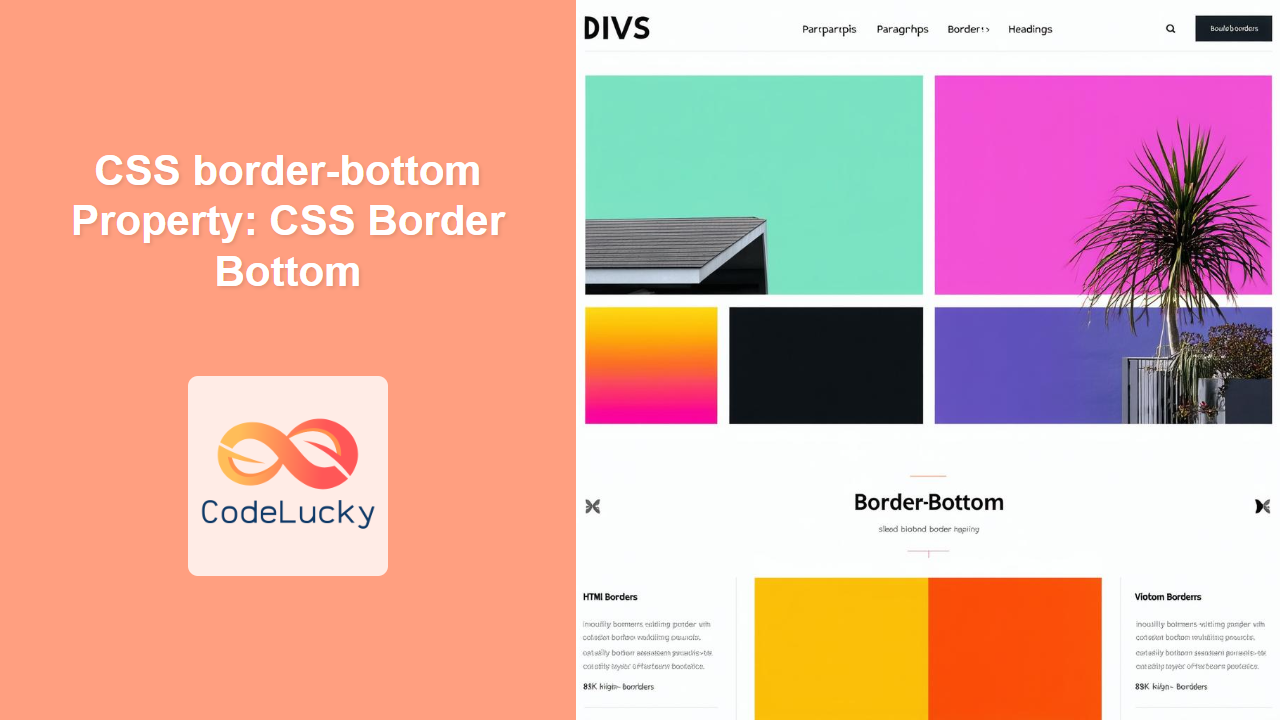 CSS border-bottom Property: CSS Border Bottom - CodeLucky