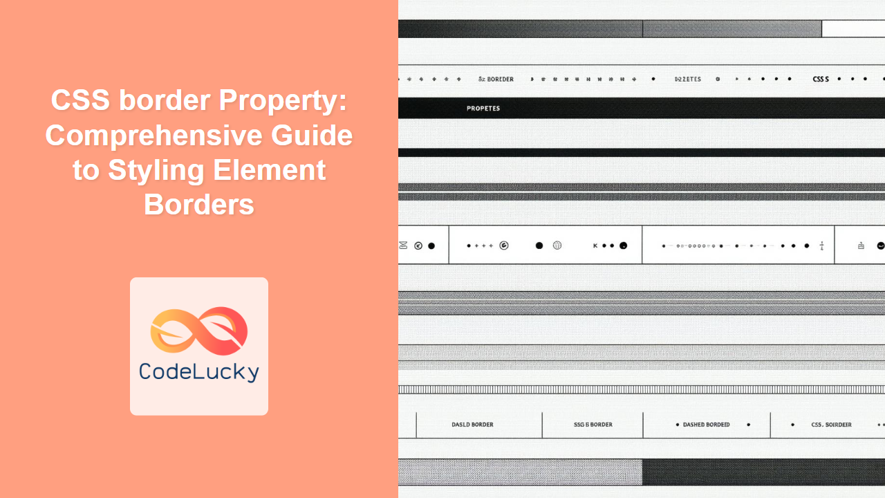CSS border Property: Comprehensive Guide to Styling Element Borders - CodeLucky