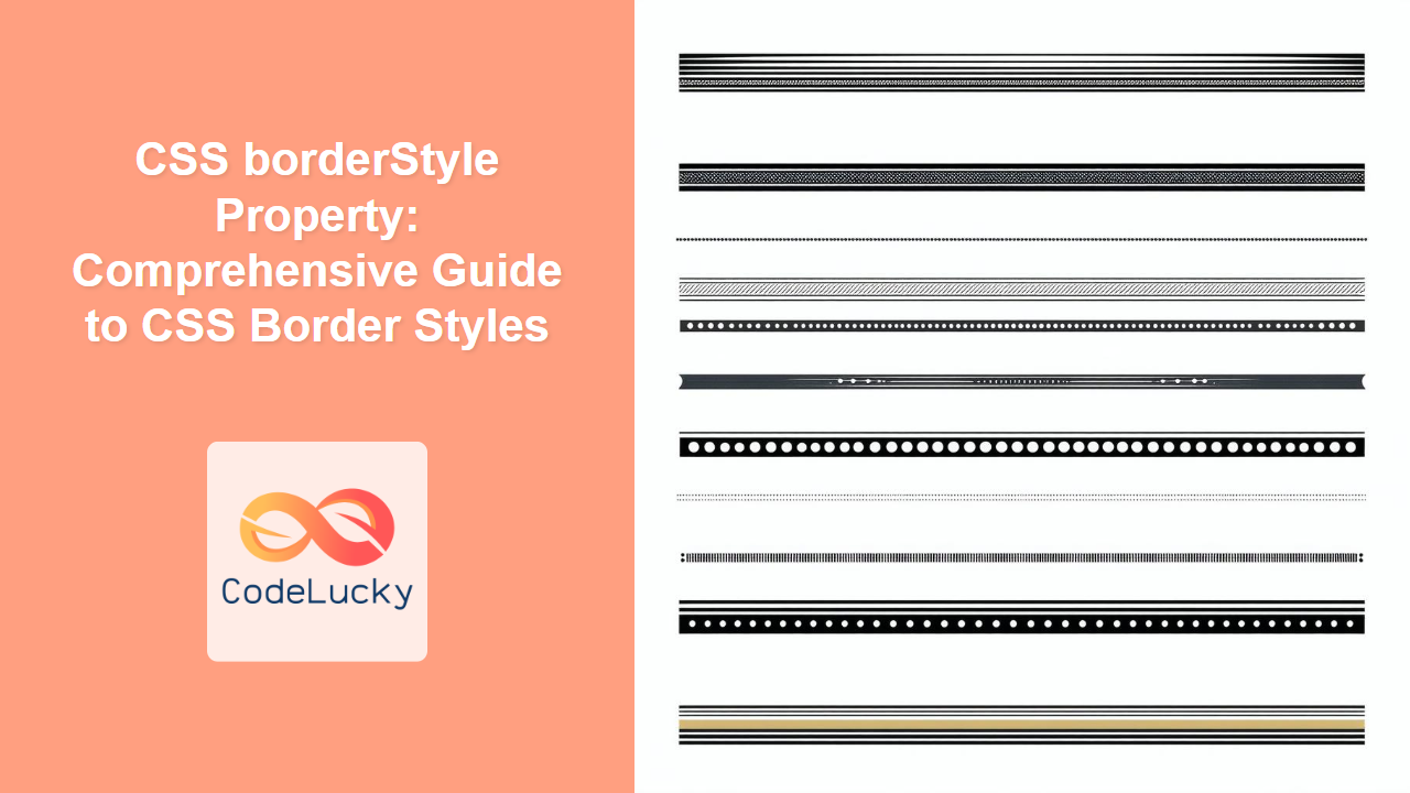 CSS borderStyle Property: Comprehensive Guide to CSS Border Styles - CodeLucky