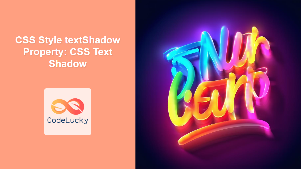 CSS Style textShadow Property: CSS Text Shadow - CodeLucky