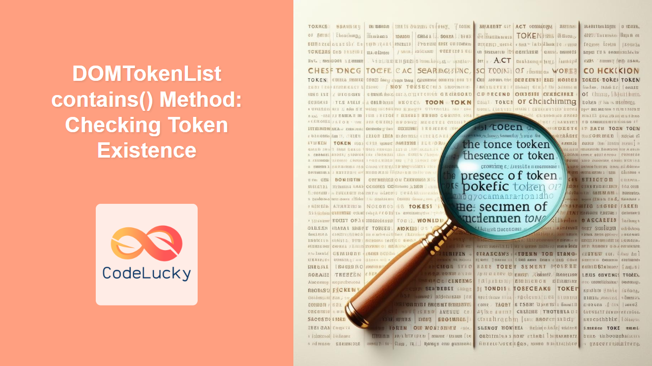 DOMTokenList contains() Method: Checking Token Existence - CodeLucky