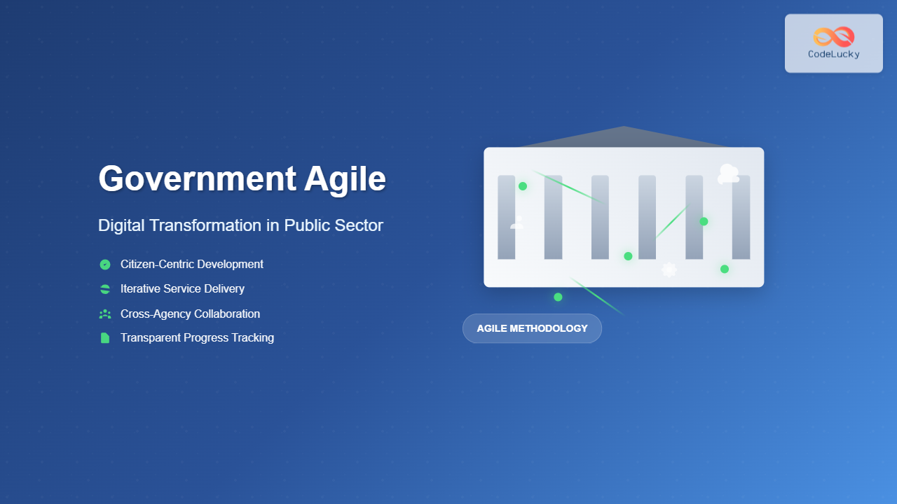 Government Agile: Complete Guide to Digital Transformation in Public ...