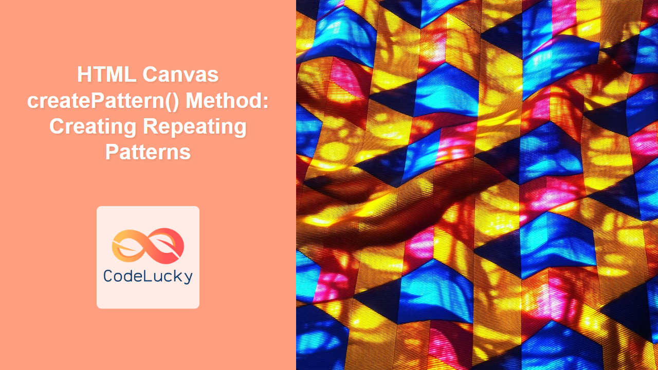 HTML Canvas createPattern() Method: Creating Repeating Patterns - CodeLucky