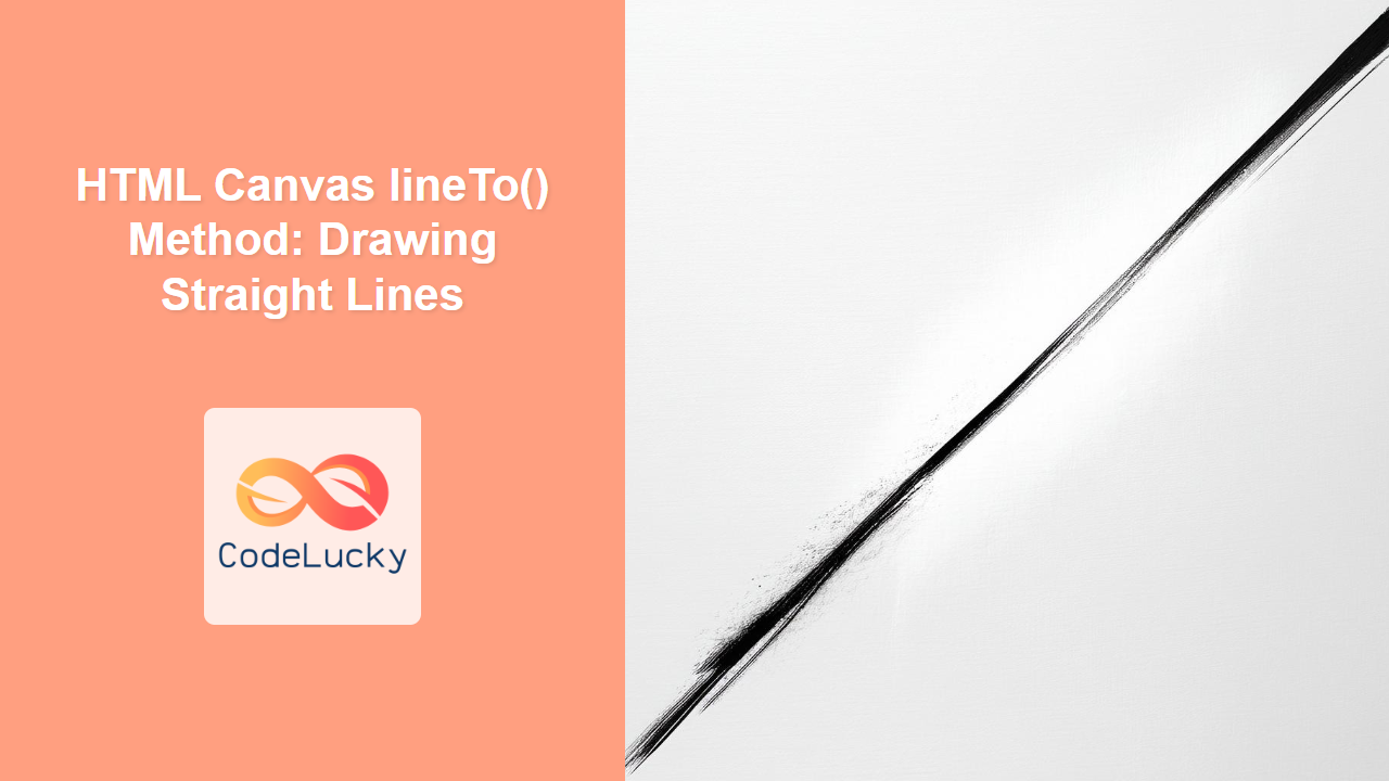 HTML Canvas lineTo() Method: Drawing Straight Lines - CodeLucky