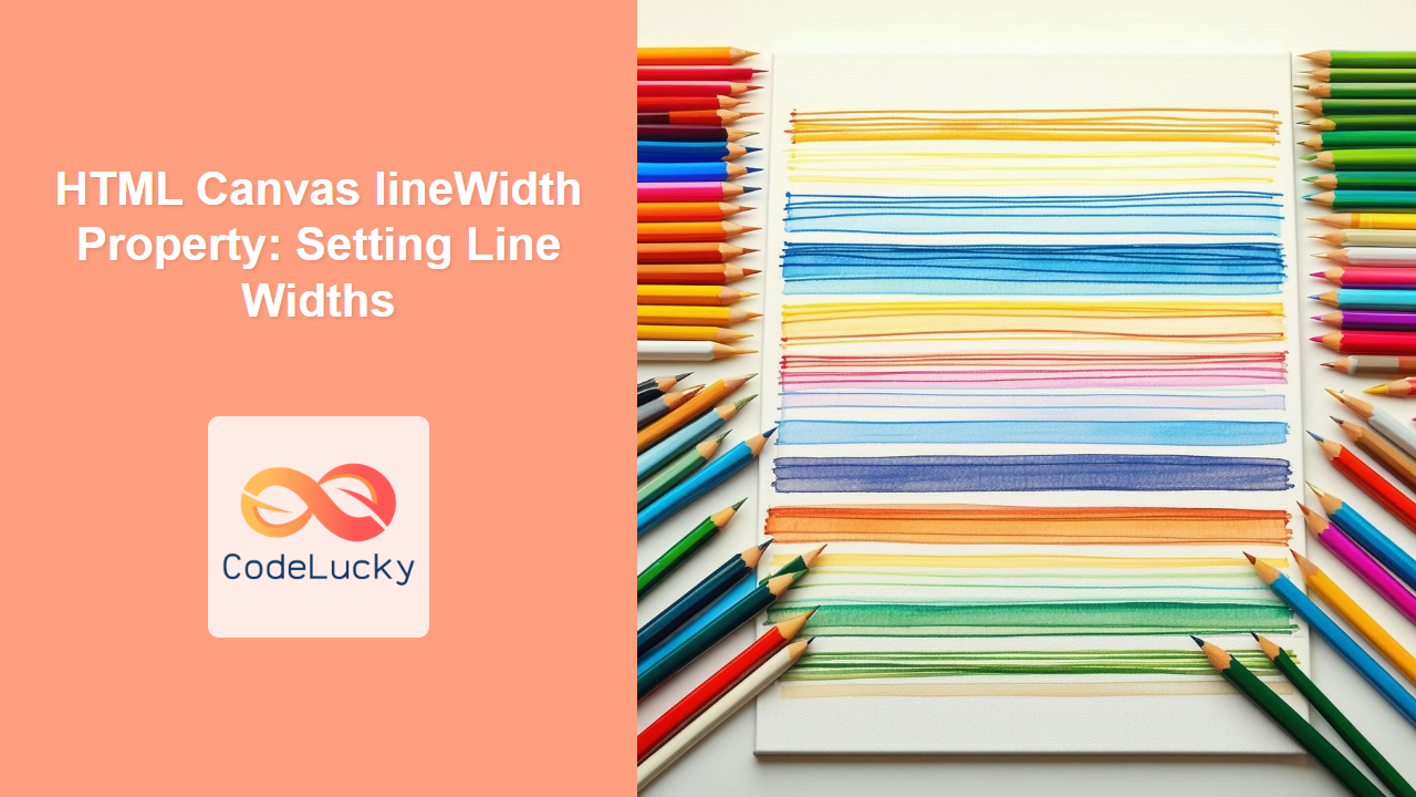 HTML Canvas lineWidth Property: Setting Line Widths - CodeLucky