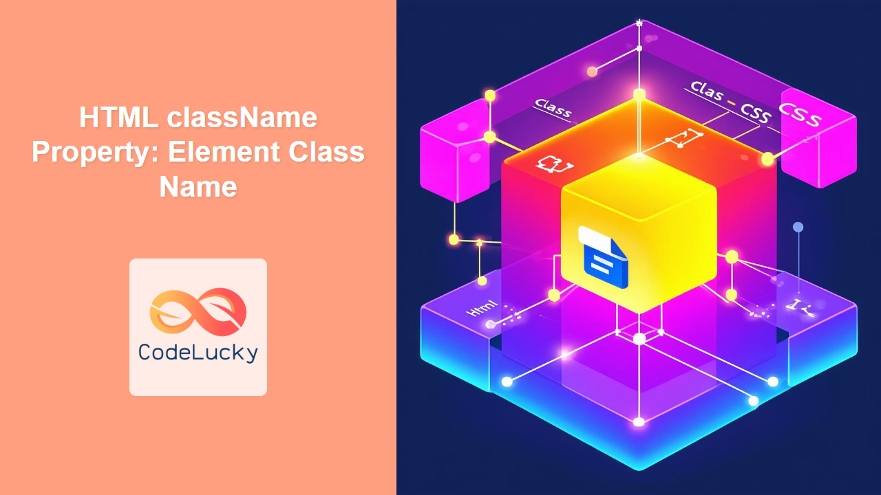 HTML className Property: Element Class Name - CodeLucky