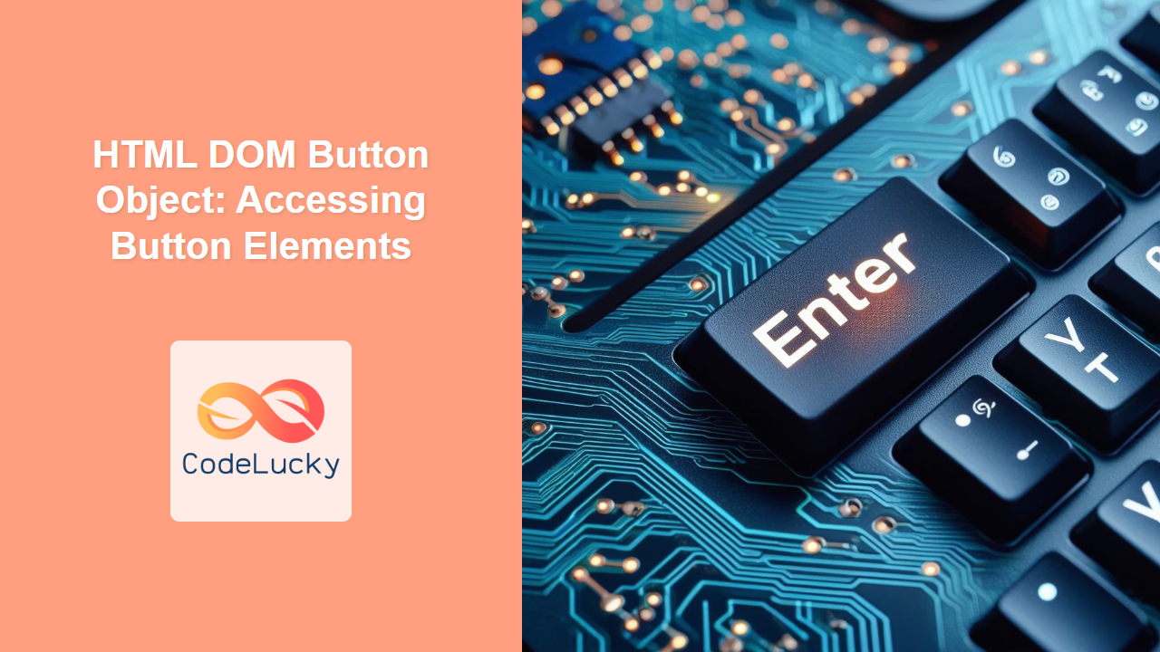 HTML DOM Button Object: Accessing Button Elements - CodeLucky
