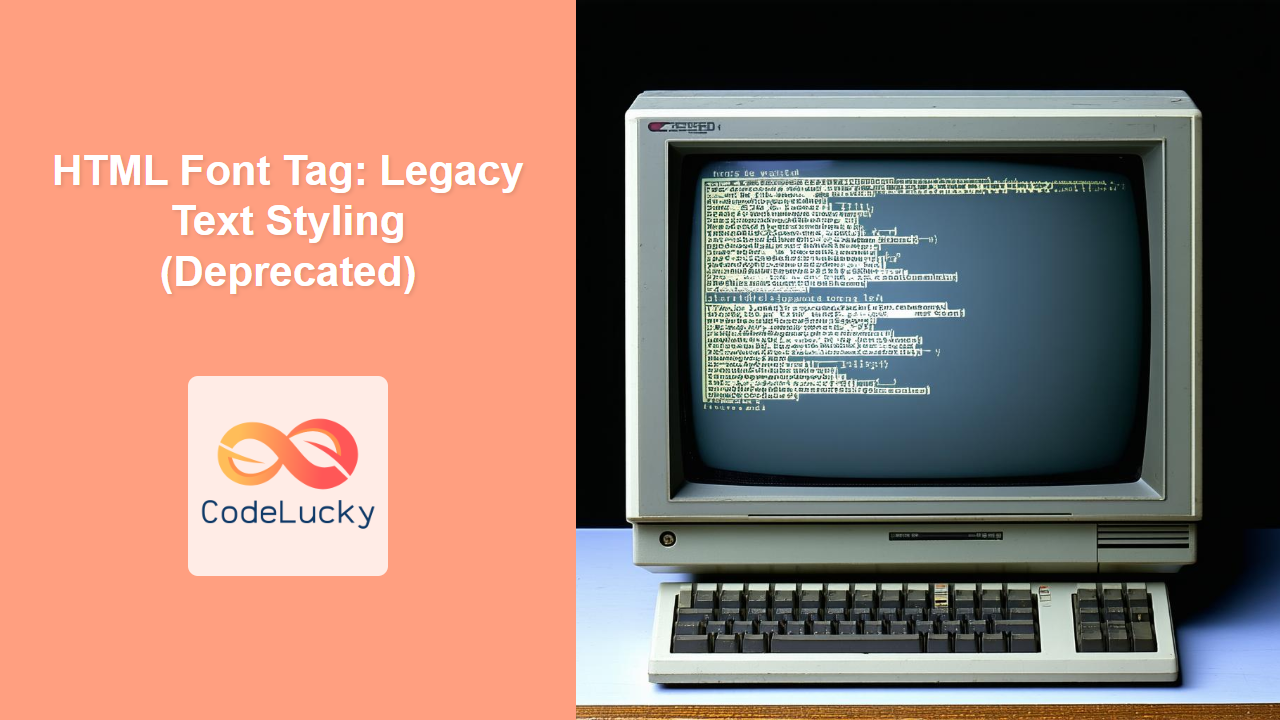 HTML Font Tag: Legacy Text Styling (Deprecated) - CodeLucky