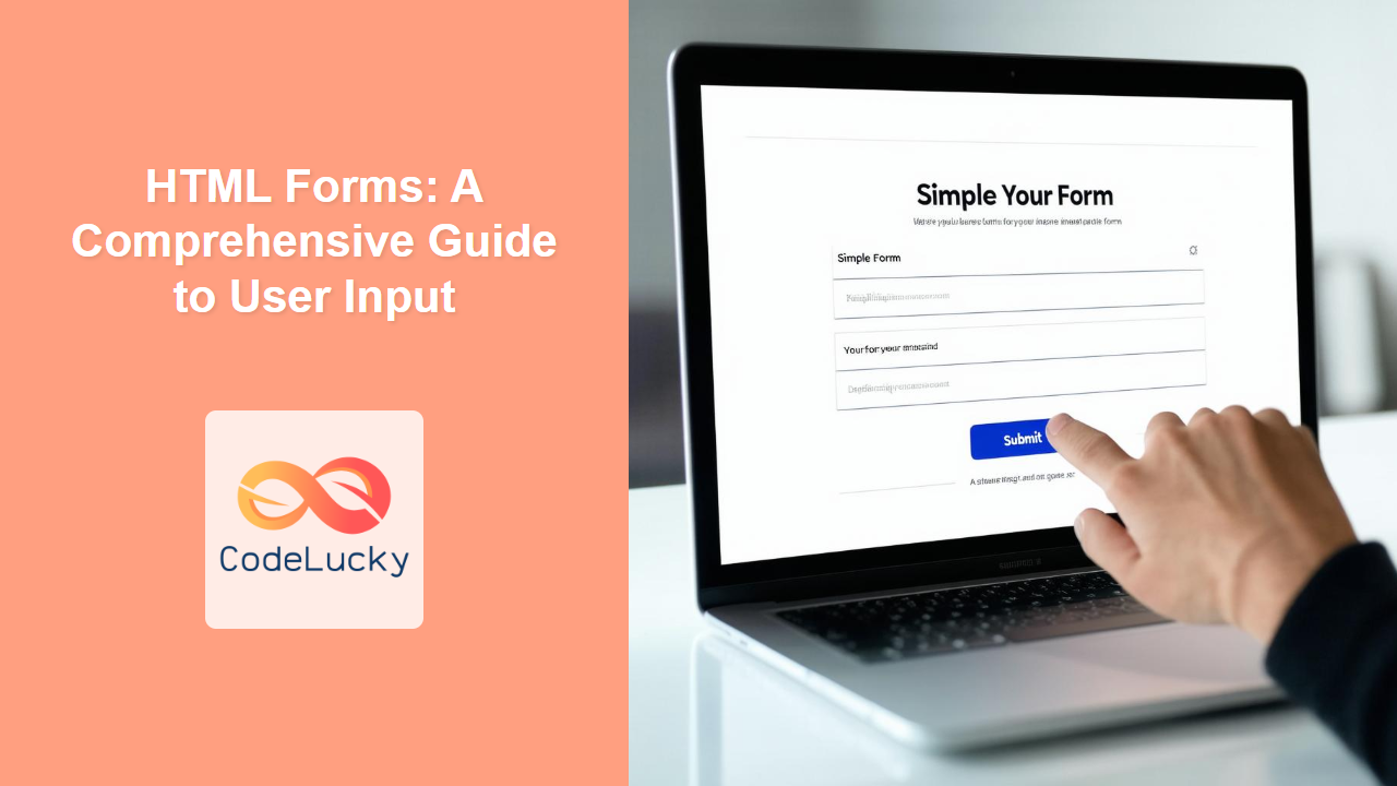 HTML Forms: A Comprehensive Guide to User Input - CodeLucky