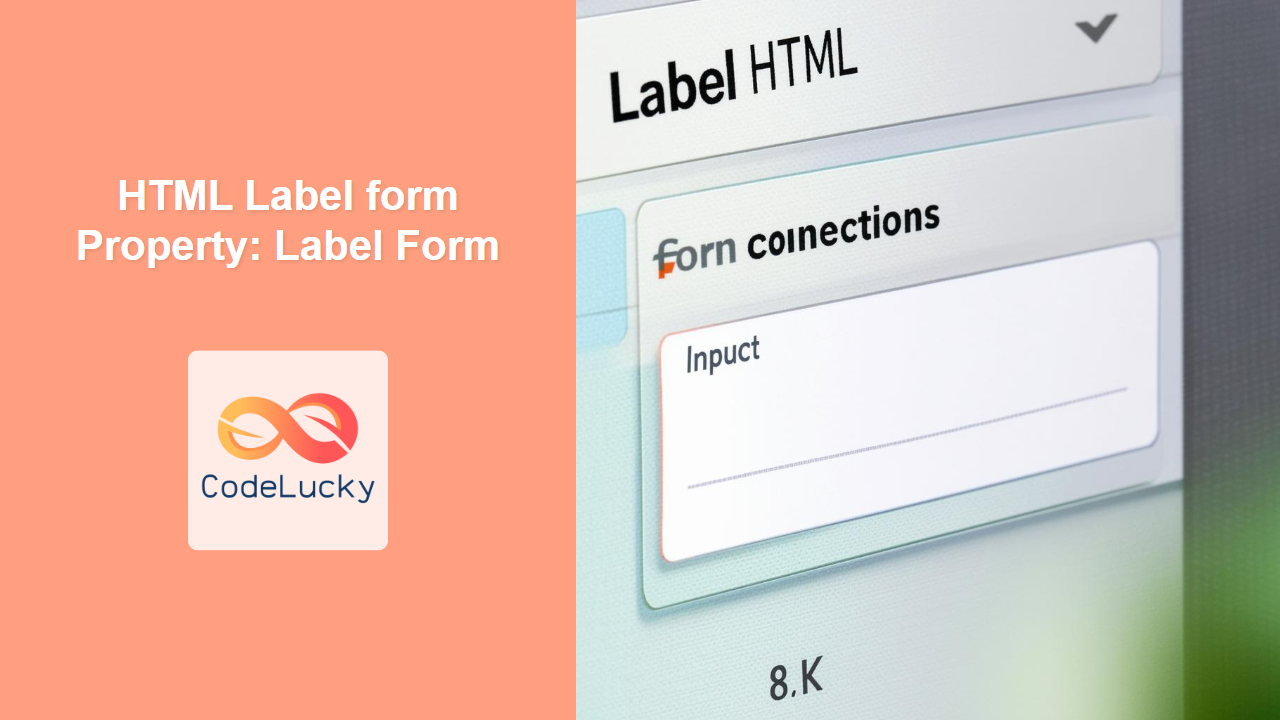 HTML Label form Property: Label Form - CodeLucky