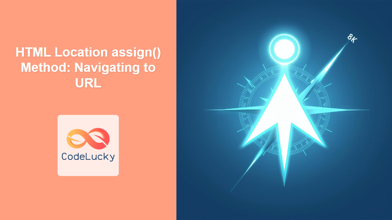 HTML Location assign() Method: Navigating to URL - CodeLucky