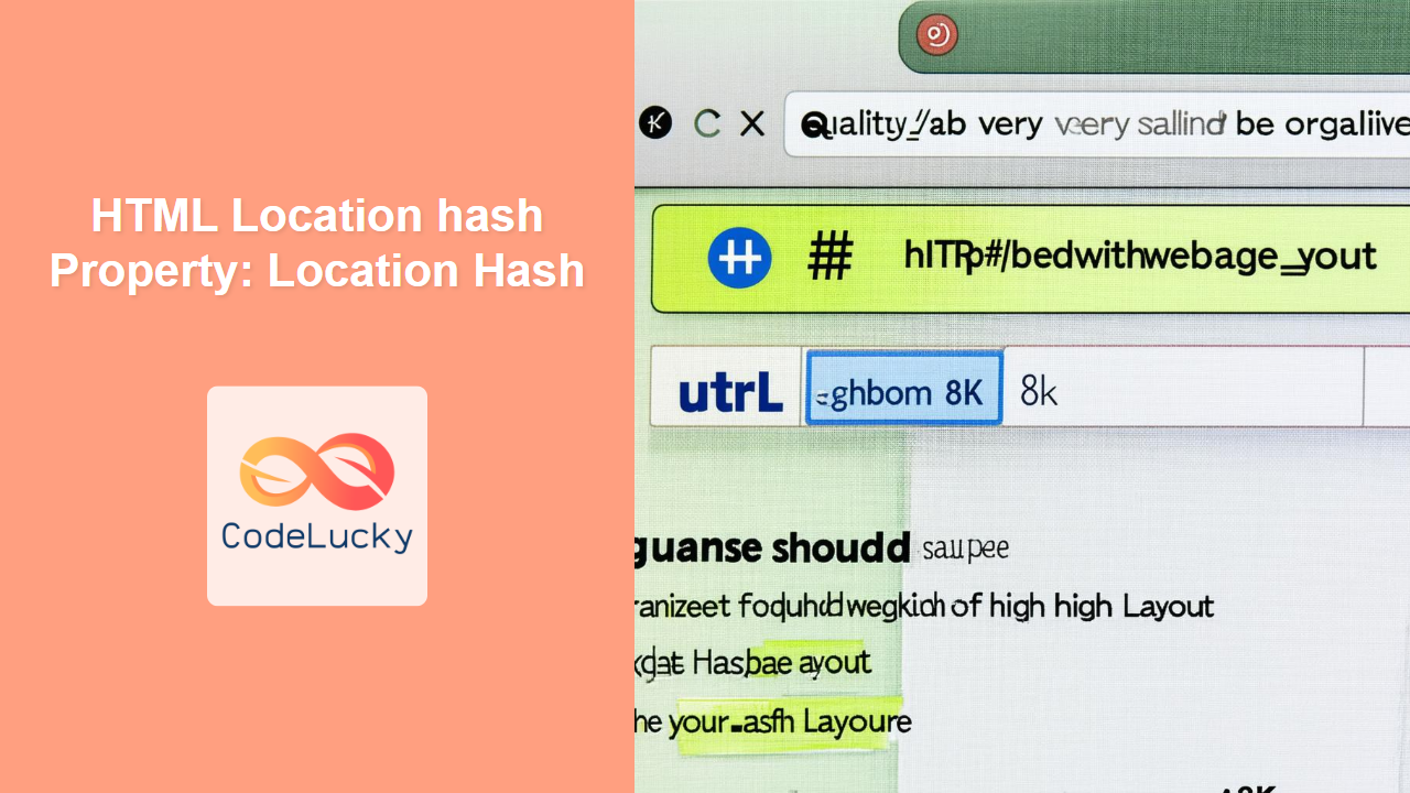 HTML Location hash Property: Location Hash - CodeLucky