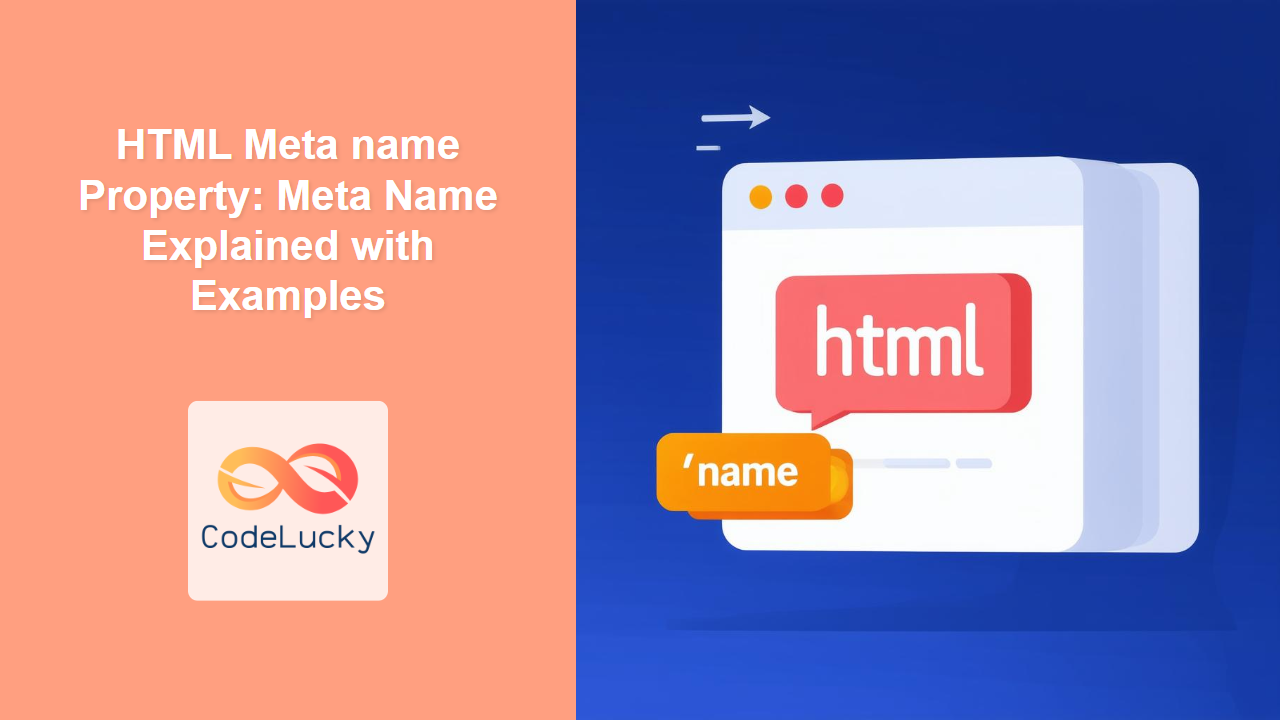 HTML Meta name Property: Meta Name Explained with Examples - CodeLucky