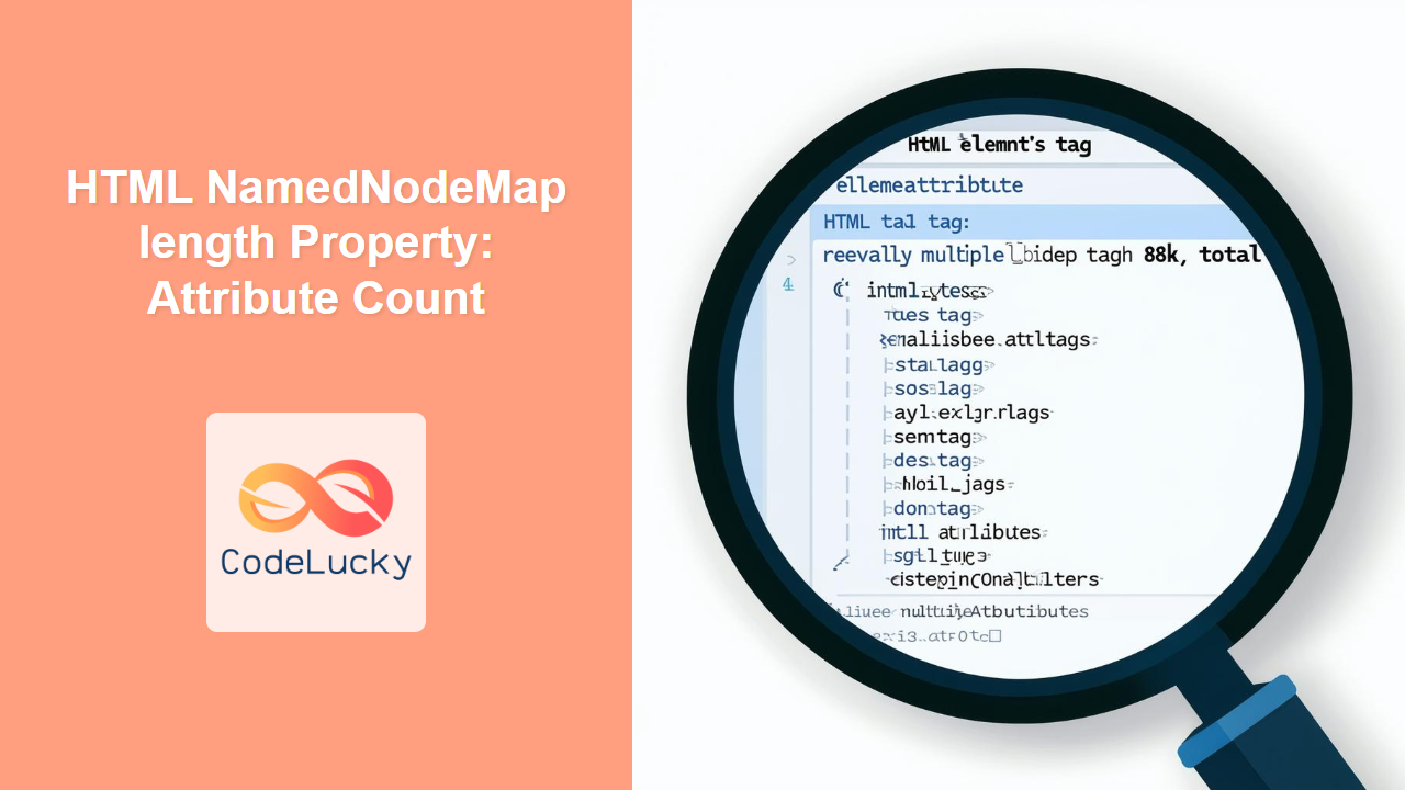 HTML NamedNodeMap length Property: Attribute Count - CodeLucky