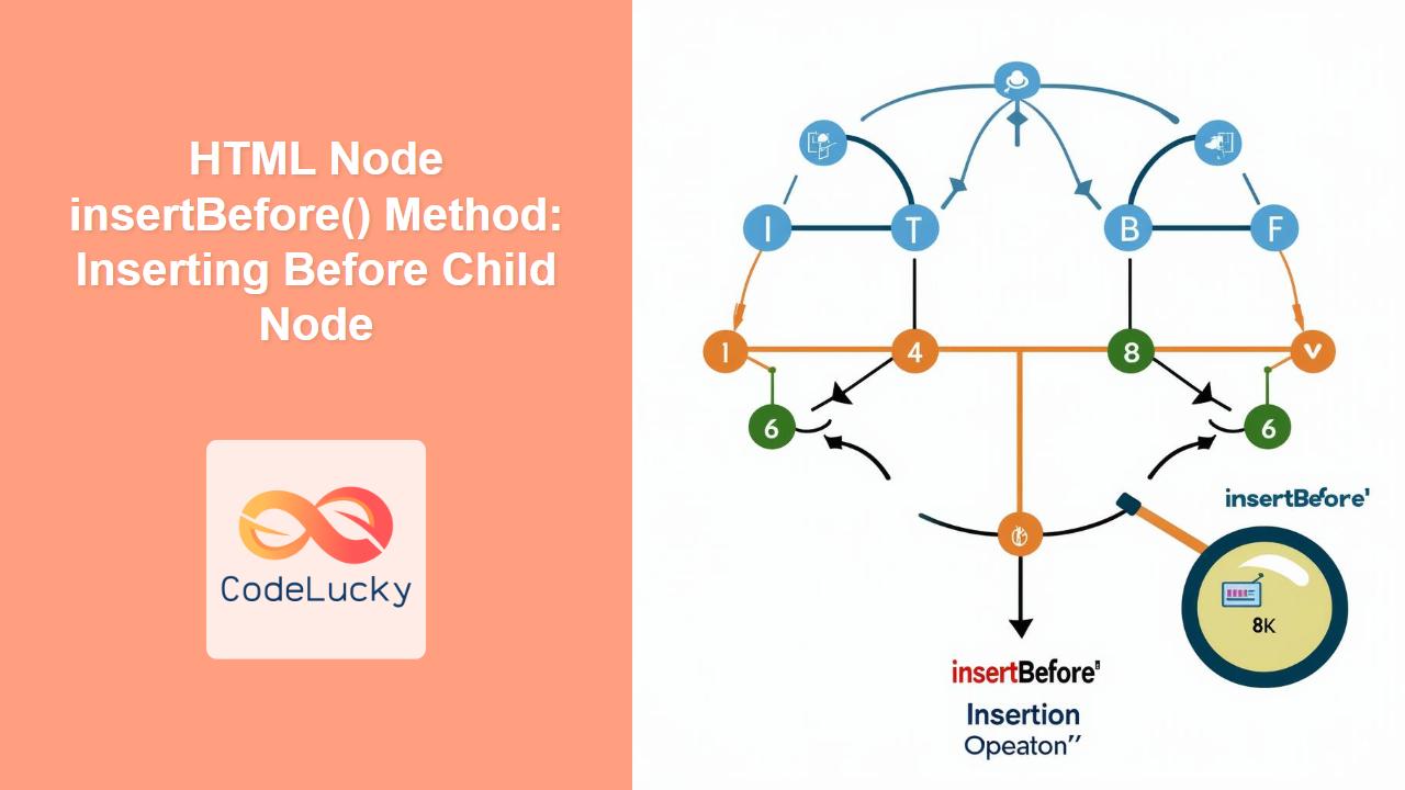 HTML Node insertBefore() Method: Inserting Before Child Node - CodeLucky