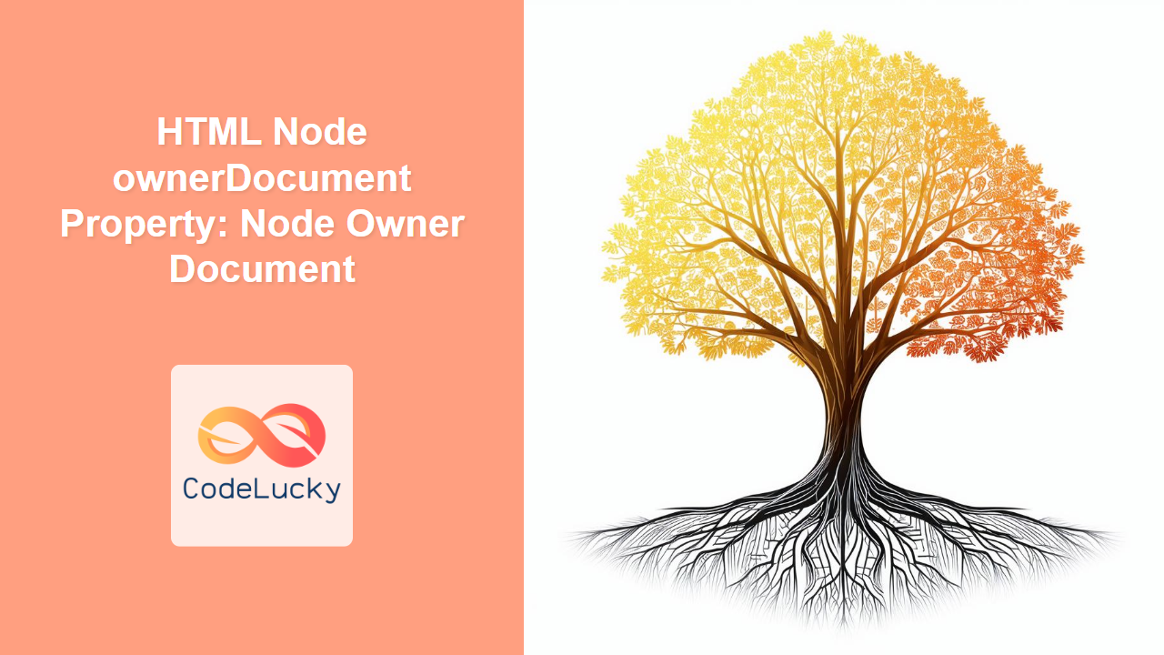 HTML Node ownerDocument Property: Node Owner Document - CodeLucky