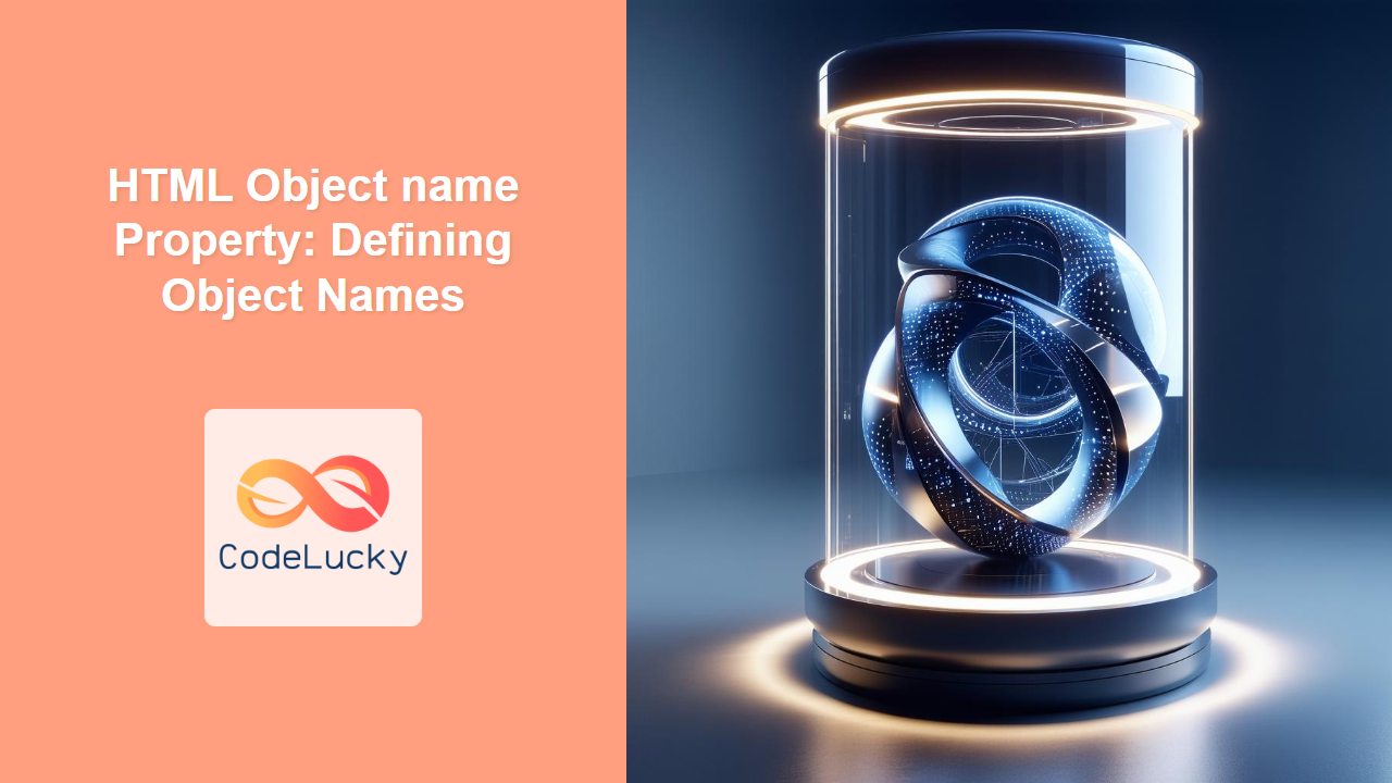 HTML Object name Property: Defining Object Names - CodeLucky