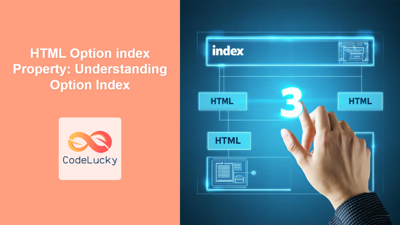 HTML Option index Property: Understanding Option Index - CodeLucky