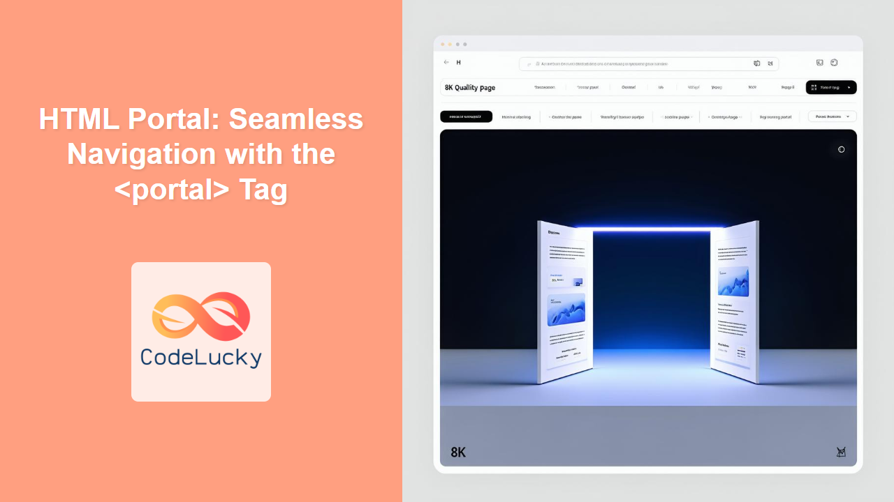 HTML Portal: Seamless Navigation with the Tag - CodeLucky