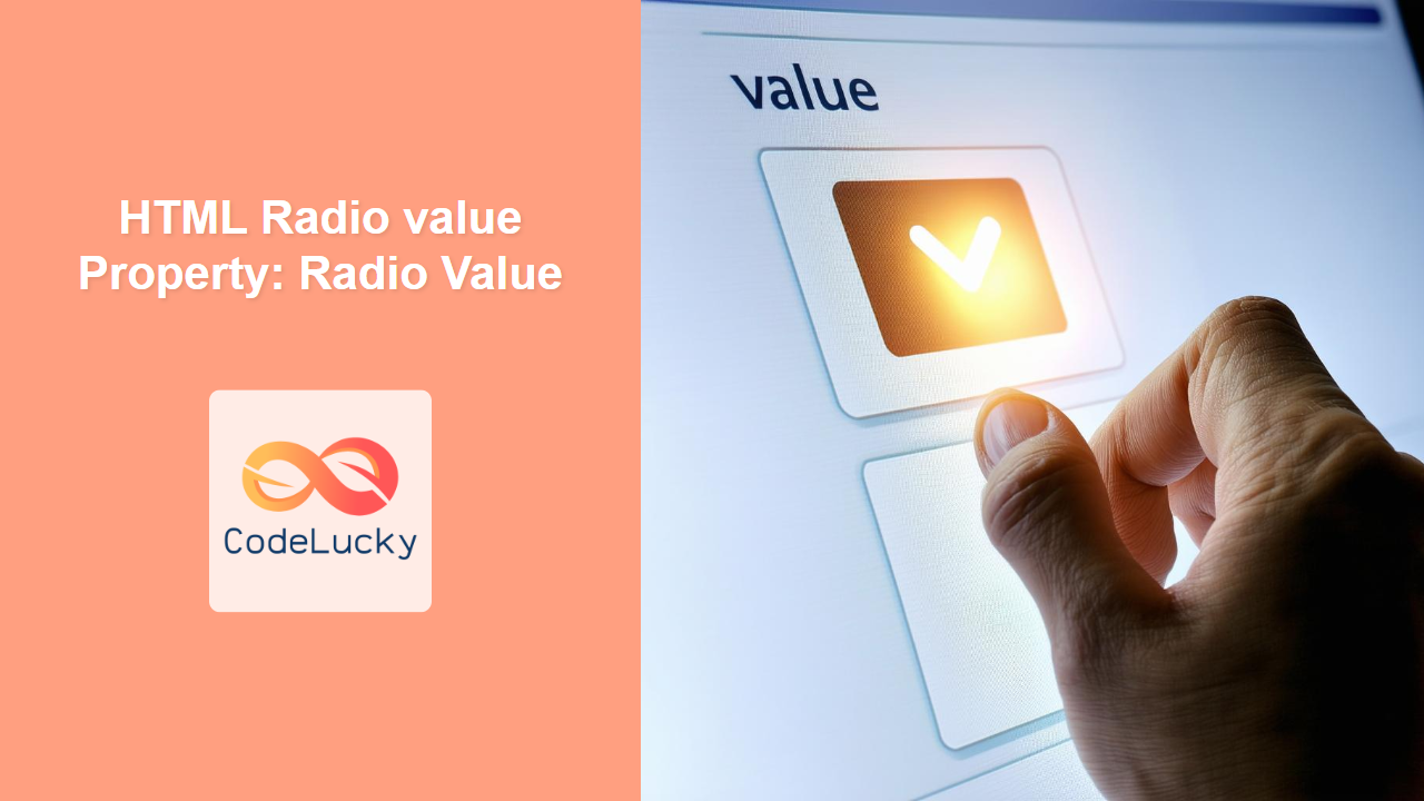 HTML Radio value Property: Radio Value - CodeLucky