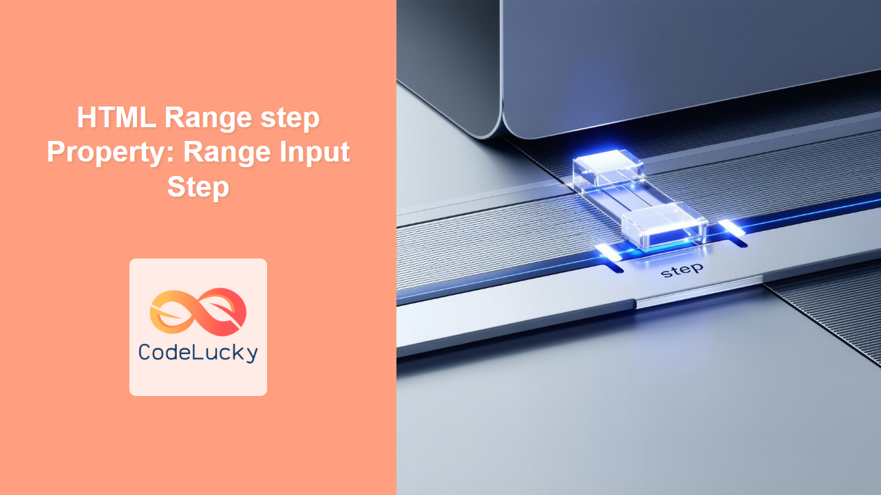HTML Range step Property: Range Input Step - CodeLucky