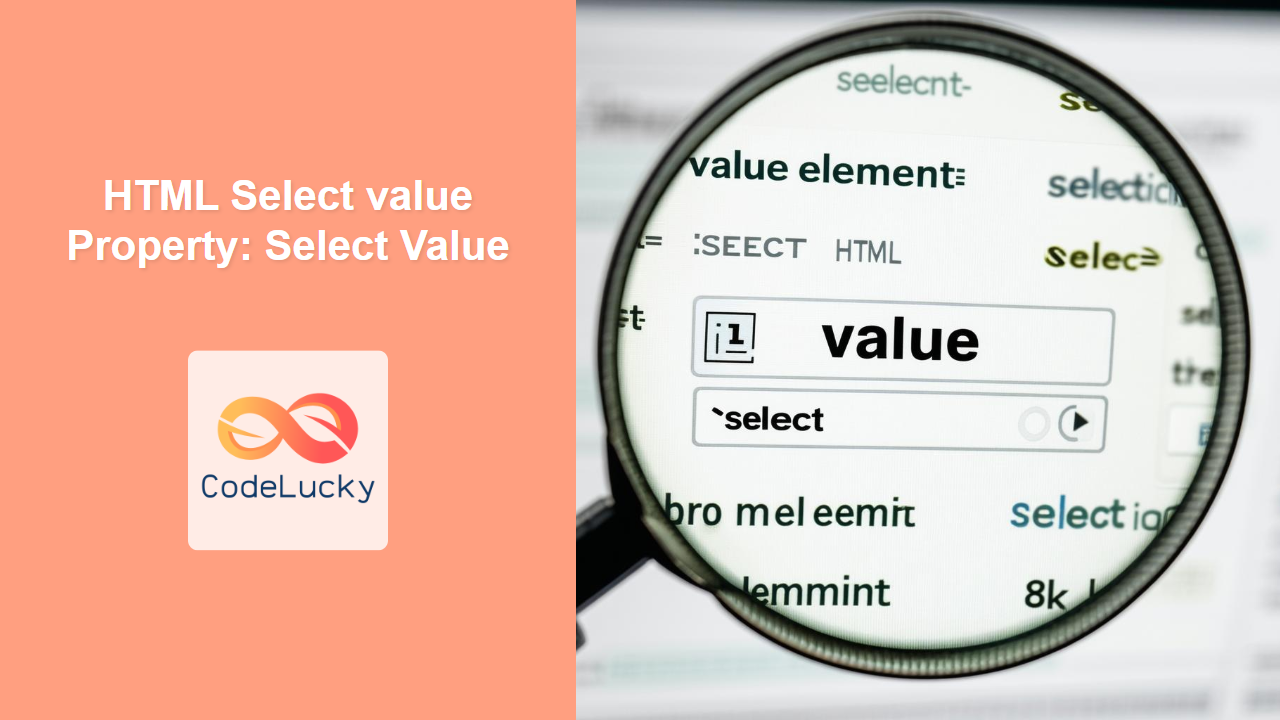 HTML Select value Property: Select Value - CodeLucky