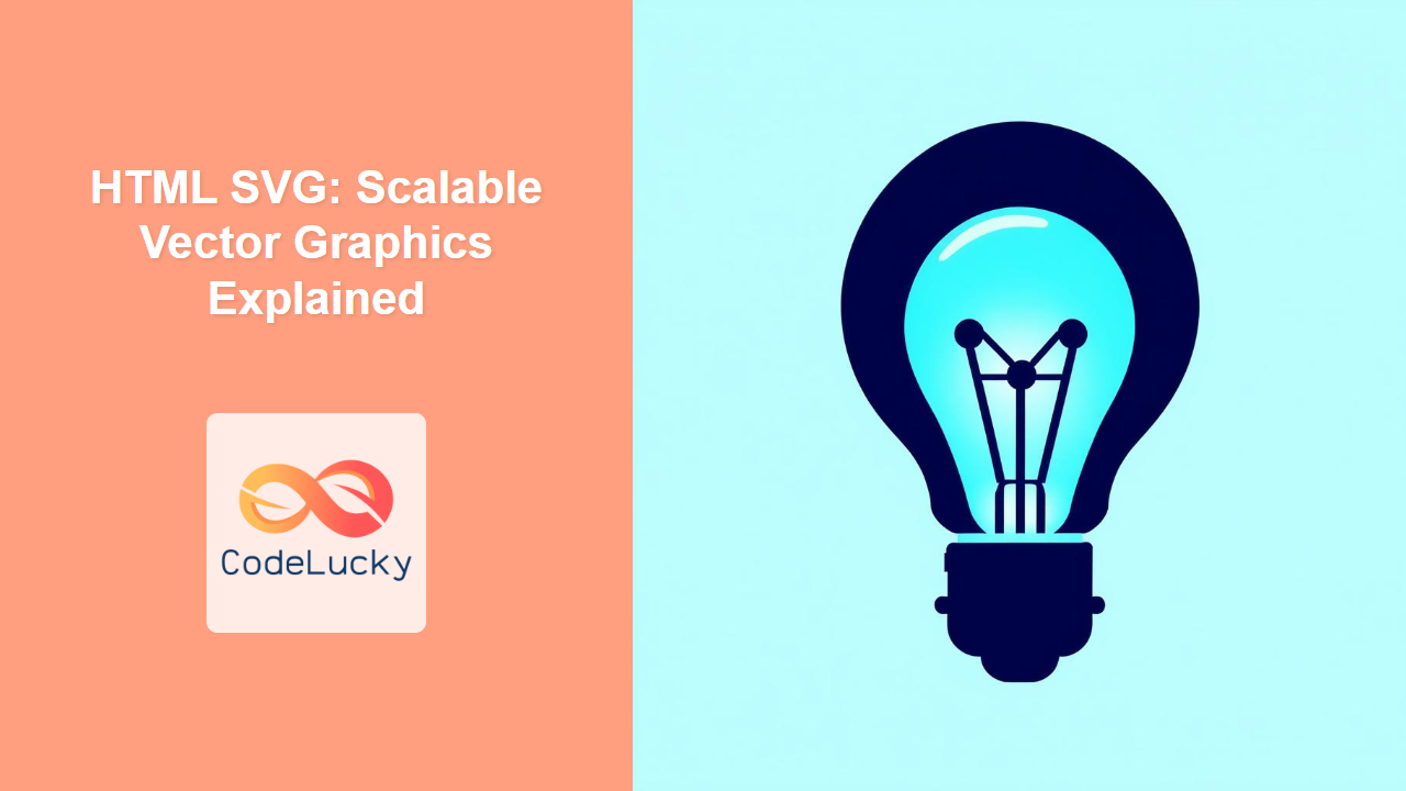 HTML SVG: Scalable Vector Graphics Explained - CodeLucky