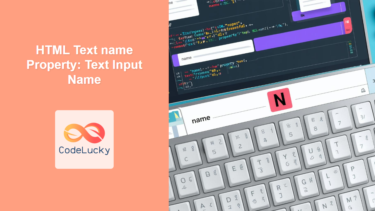 HTML Text name Property: Text Input Name - CodeLucky