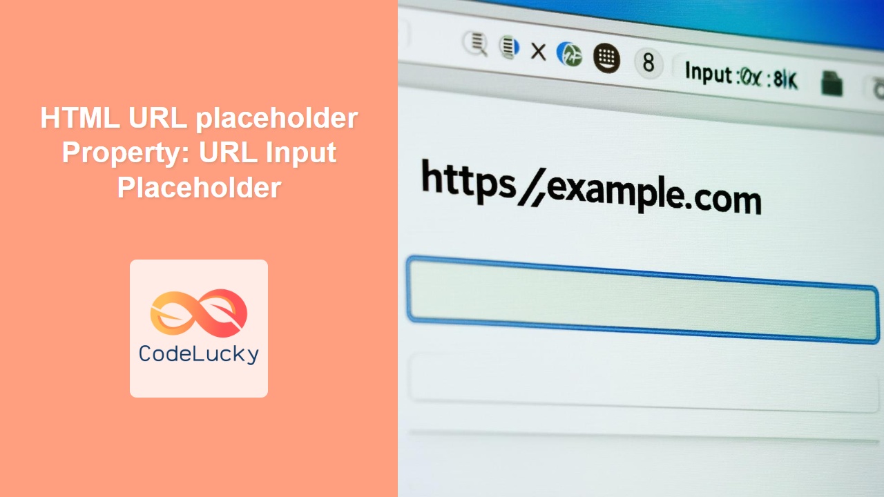 HTML URL placeholder Property: URL Input Placeholder - CodeLucky