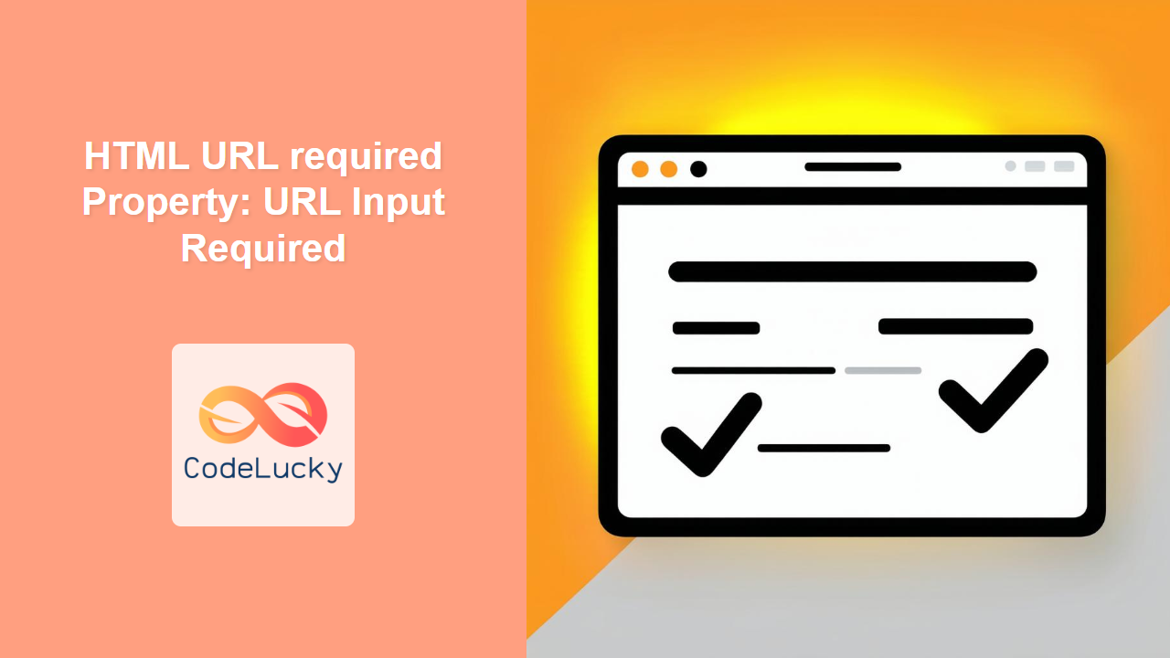 HTML URL required Property: URL Input Required - CodeLucky