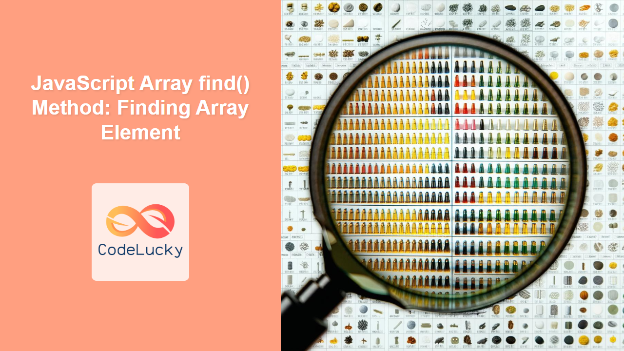 JavaScript Array find() Method: Finding Array Element - CodeLucky