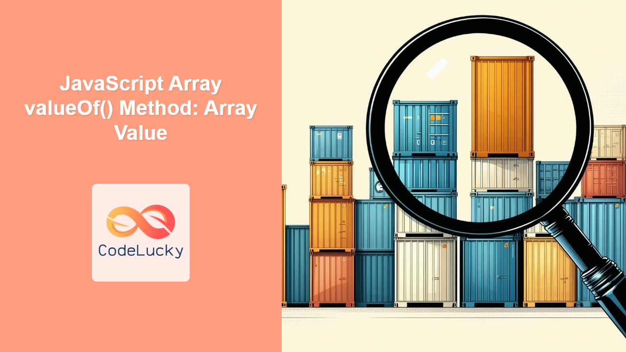 JavaScript Array valueOf() Method: Array Value - CodeLucky