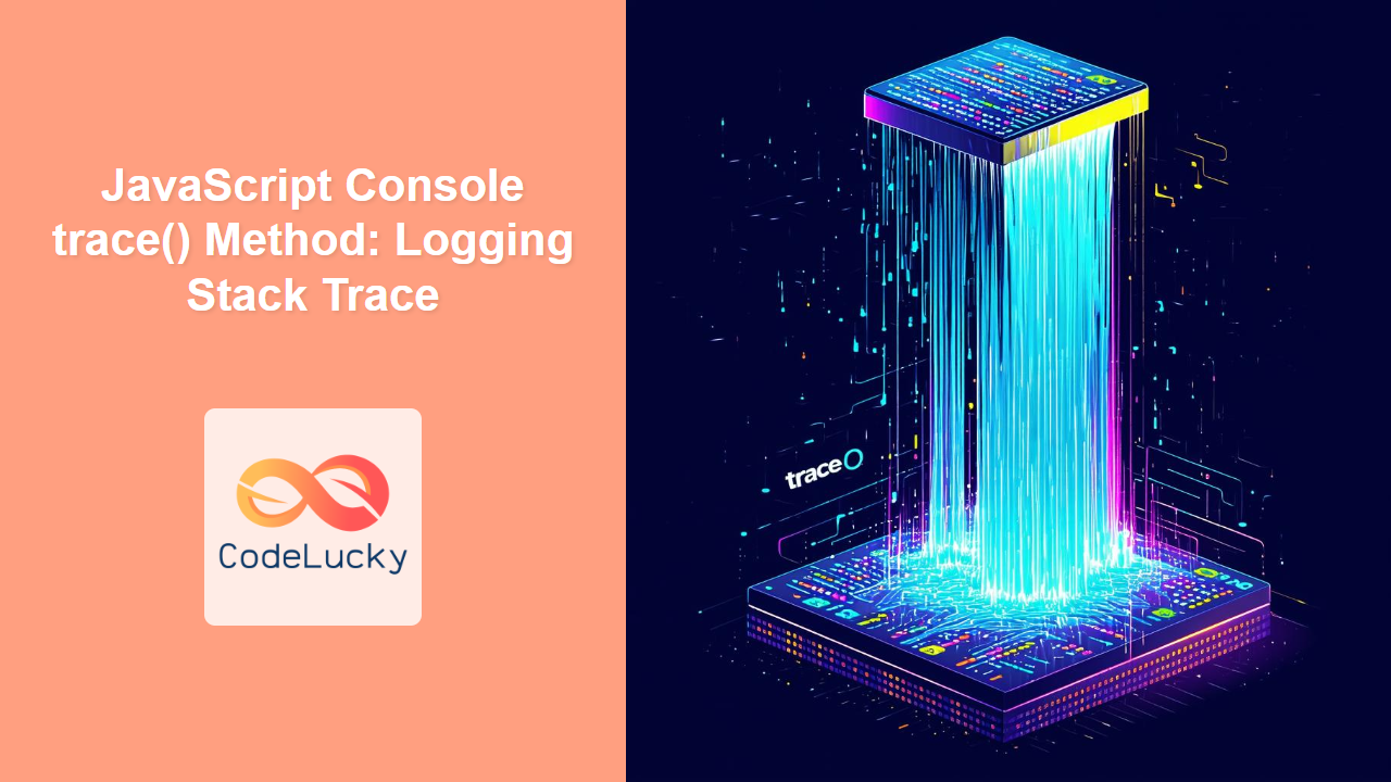 JavaScript Console trace() Method: Logging Stack Trace - CodeLucky