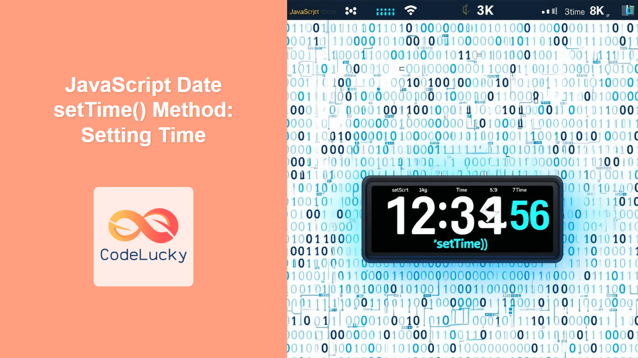 JavaScript Date setTime() Method: Setting Time - CodeLucky