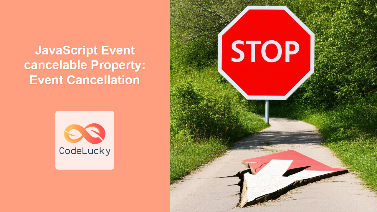 JavaScript Event cancelable Property: Event Cancellation - CodeLucky