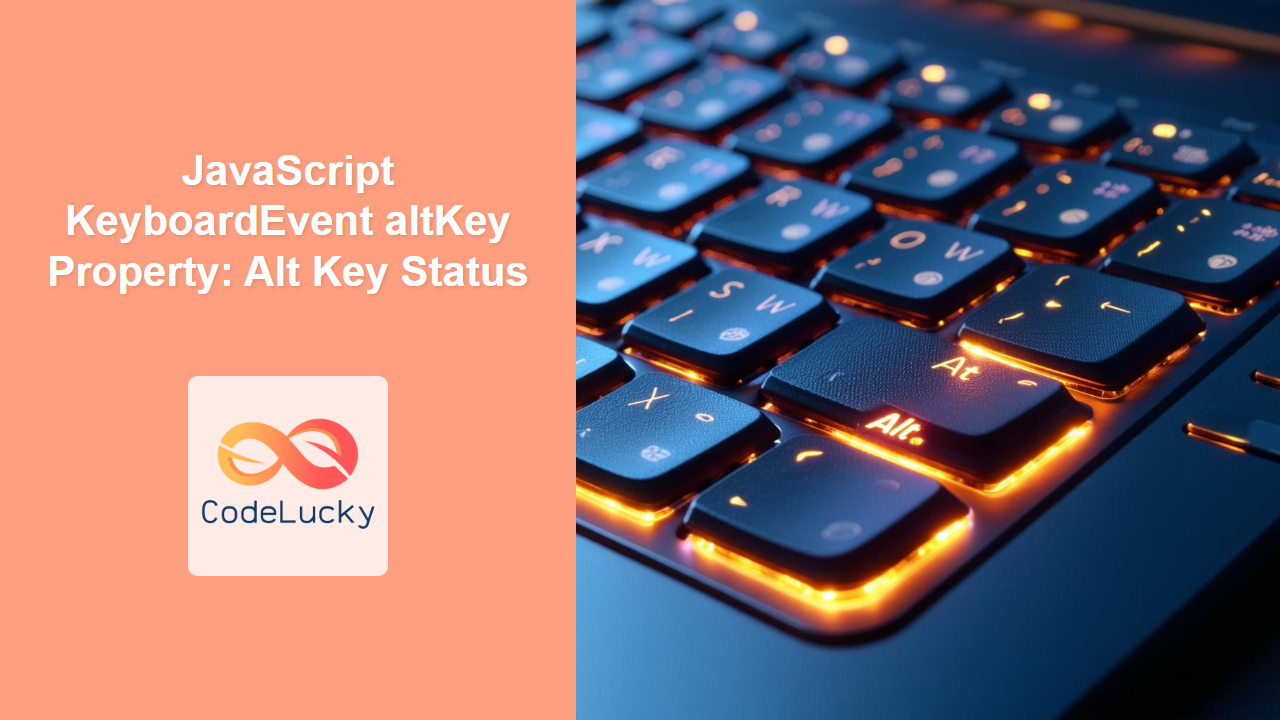 JavaScript KeyboardEvent altKey Property: Alt Key Status - CodeLucky