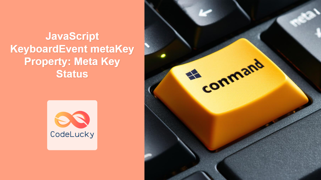 JavaScript KeyboardEvent metaKey Property: Meta Key Status - CodeLucky