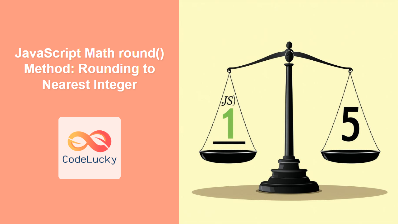 JavaScript Math round() Method: Rounding to Nearest Integer - CodeLucky