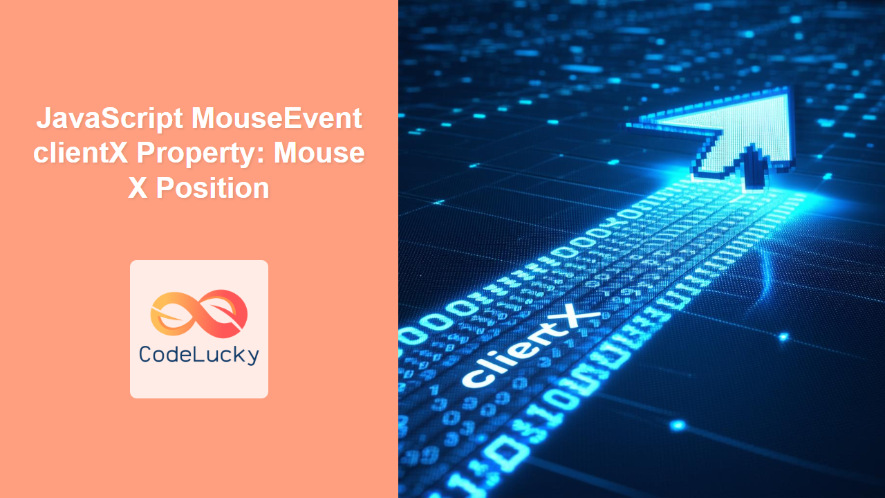 JavaScript MouseEvent clientX Property: Mouse X Position - CodeLucky