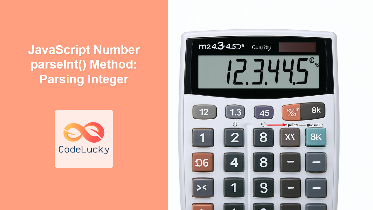 JavaScript Number parseInt() Method: Parsing Integer - CodeLucky