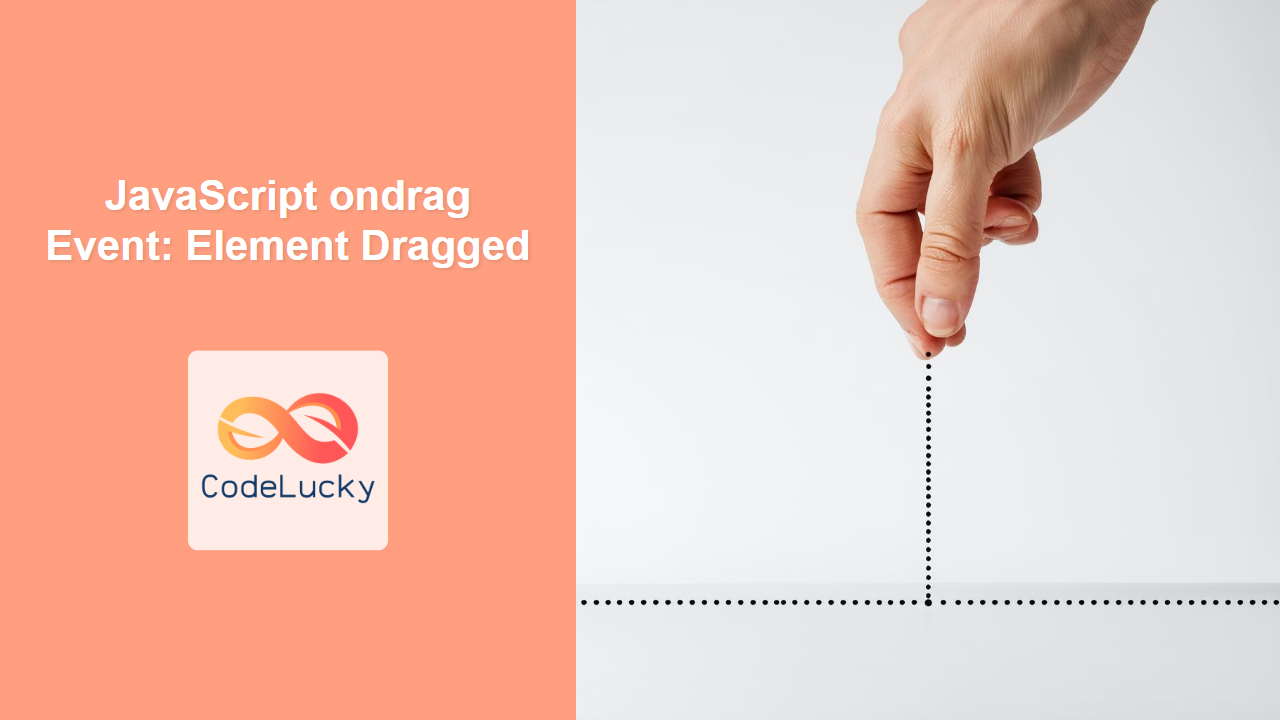 JavaScript ondrag Event: Element Dragged - CodeLucky