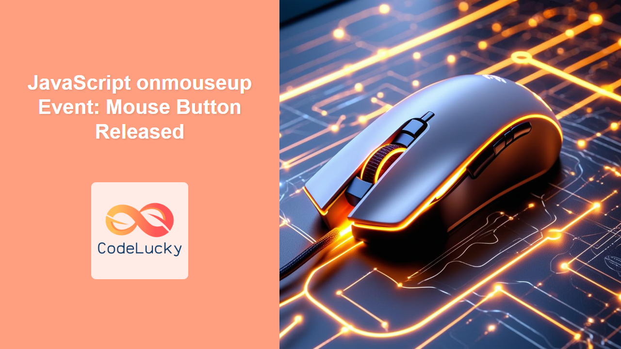 JavaScript onmouseup Event: Mouse Button Released - CodeLucky