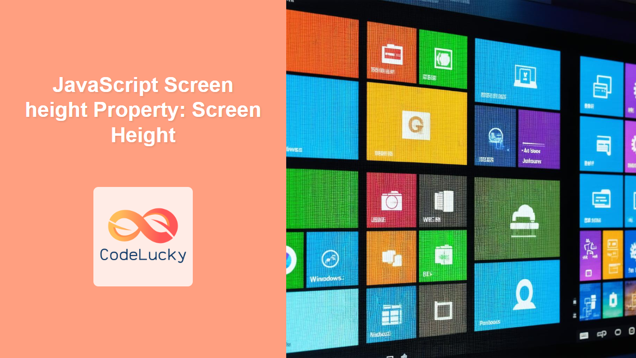 JavaScript Screen height Property: Screen Height - CodeLucky