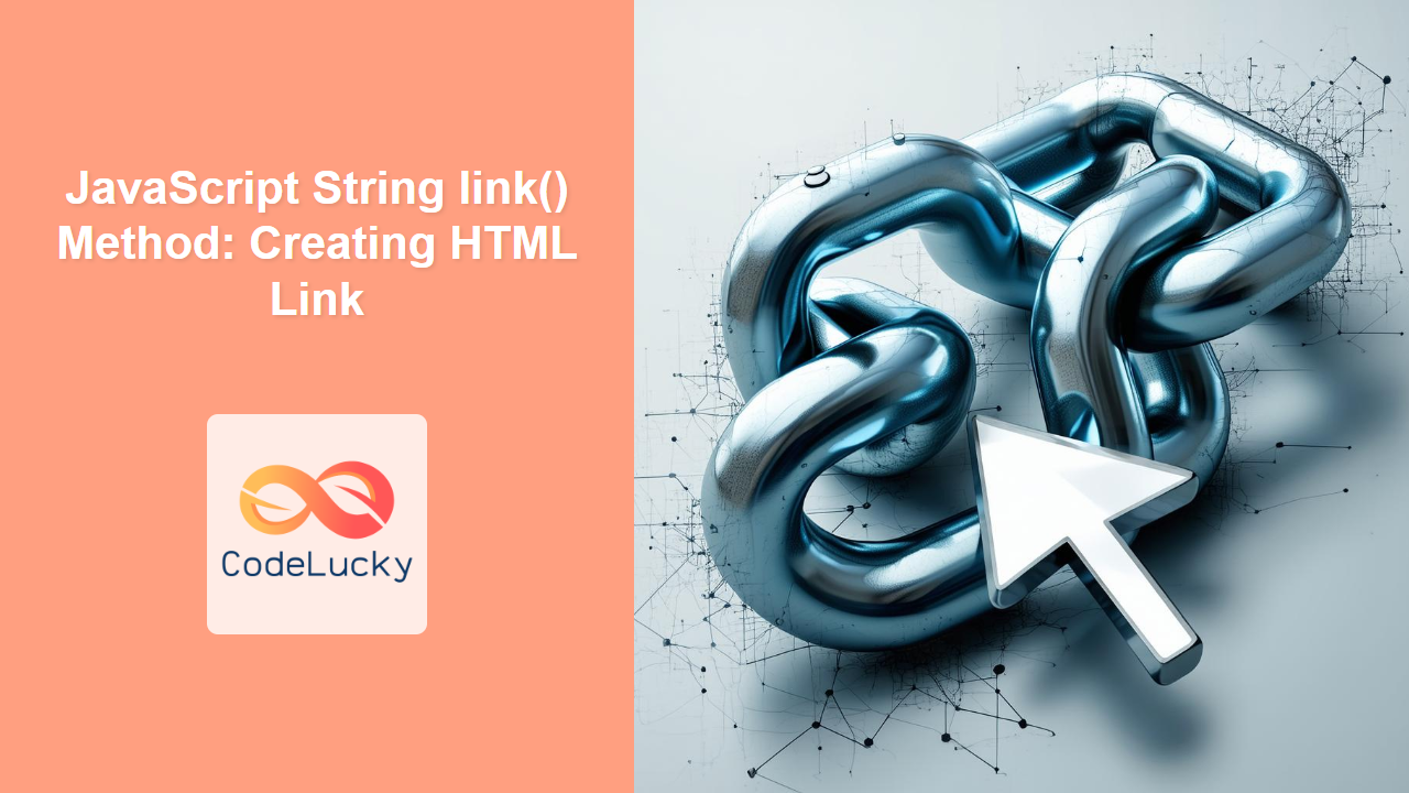 JavaScript String link() Method: Creating HTML Link - CodeLucky