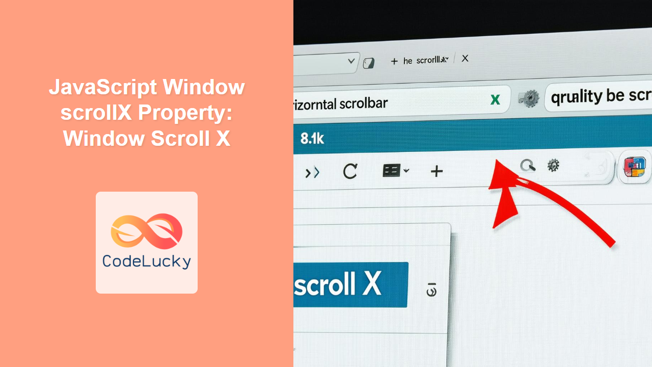 JavaScript Window scrollX Property: Window Scroll X - CodeLucky