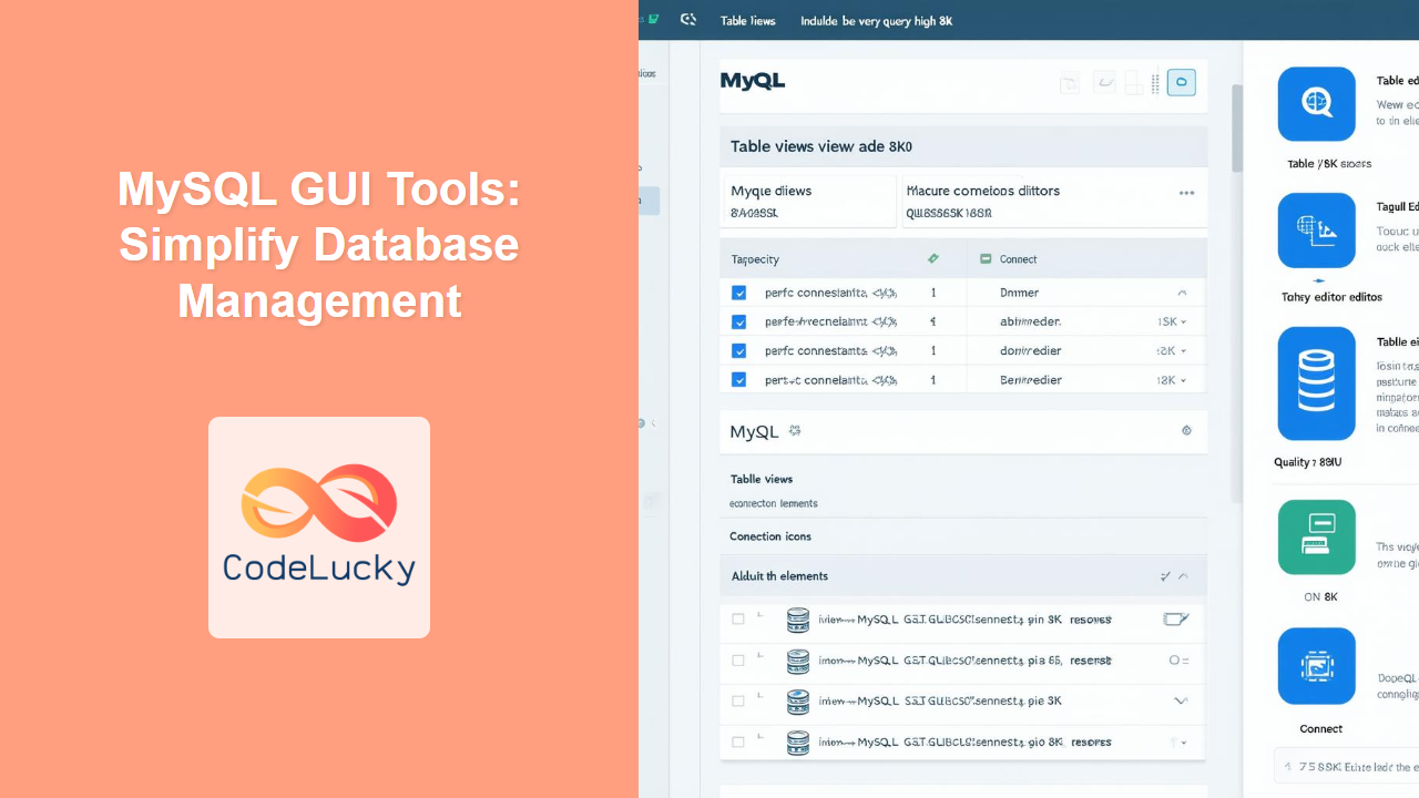 MySQL GUI Tools: Simplify Database Management - CodeLucky