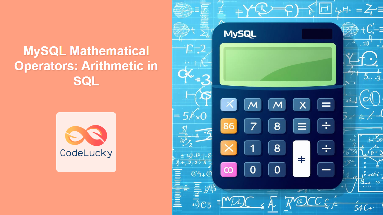 MySQL Mathematical Operators: Arithmetic in SQL - CodeLucky