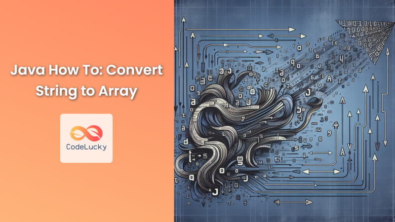Java How To: Convert String to Array - CodeLucky