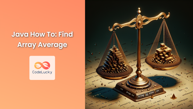 Java How To: Find Array Average - CodeLucky